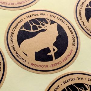 Custom Kraft Labels - Free Shipping & Proofing - Inkable Label Co.